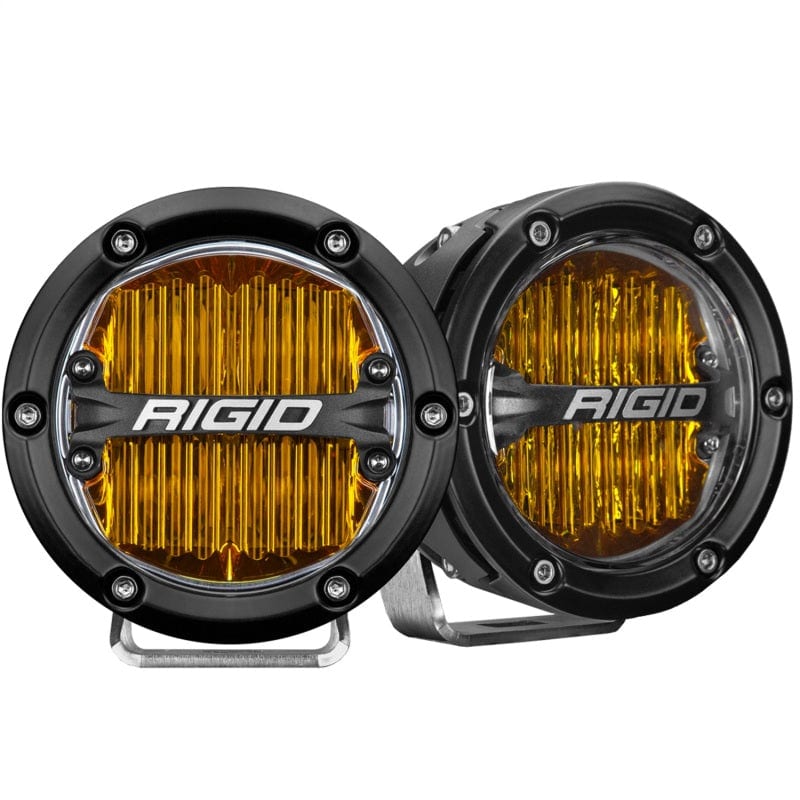 Rigid Industries 360-Series 4in LED SAE J583 Fog Light - Selective Yel ...
