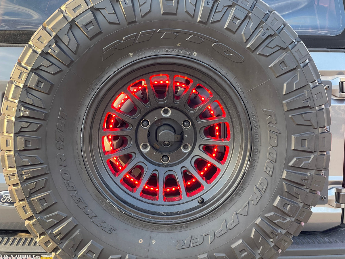 Oracle LED Illuminated Wheel Ring 3rd Brake Light - Red – TCcustoms.com